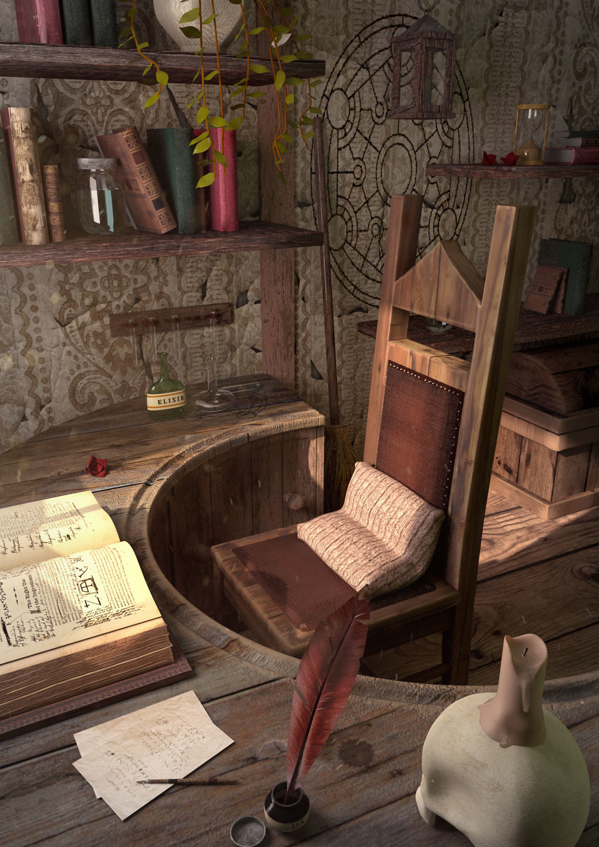 ArtStation - The Witch Room