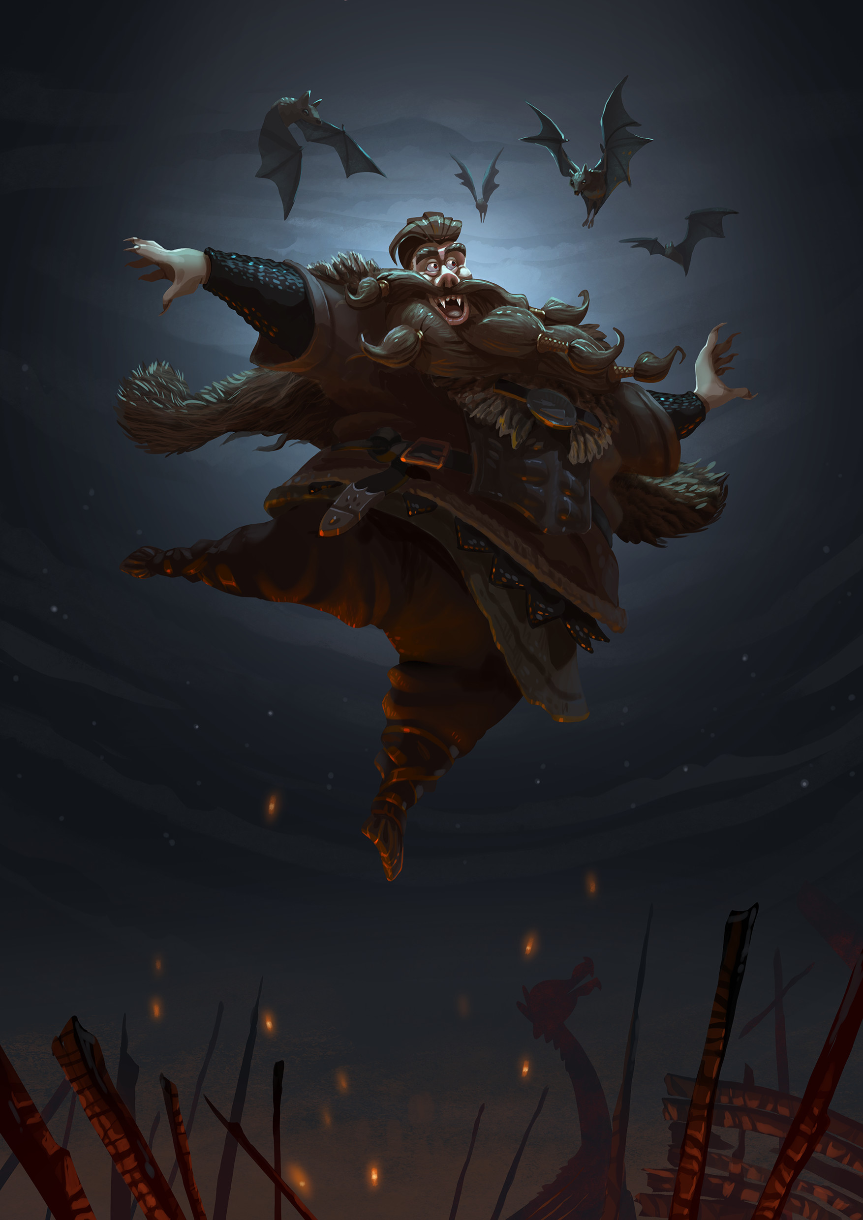 ArtStation - Fabulous Viking Vampire, Paul Tinker