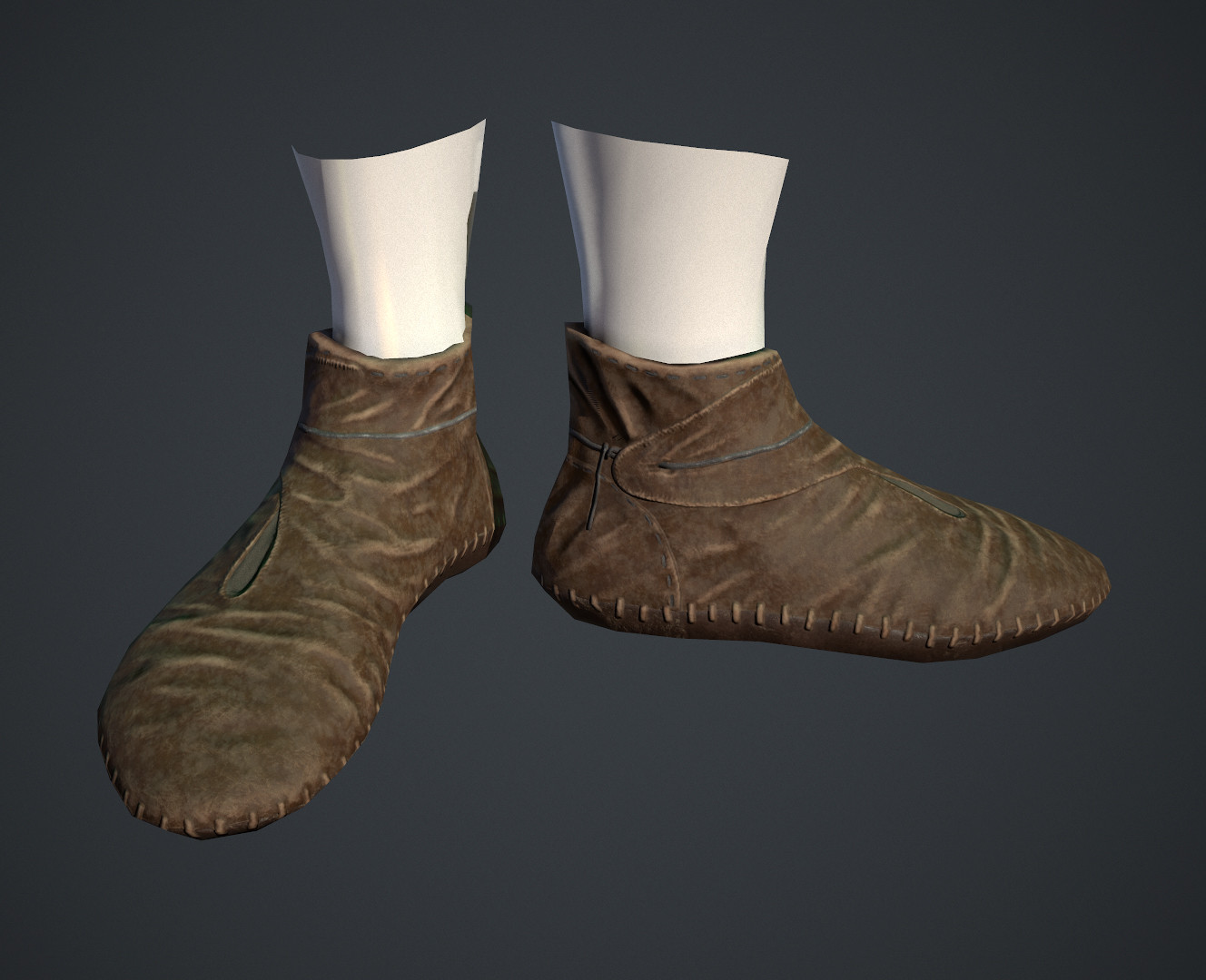ArtStation - Prehistoric Shoes, Aleksa Dragutinovic