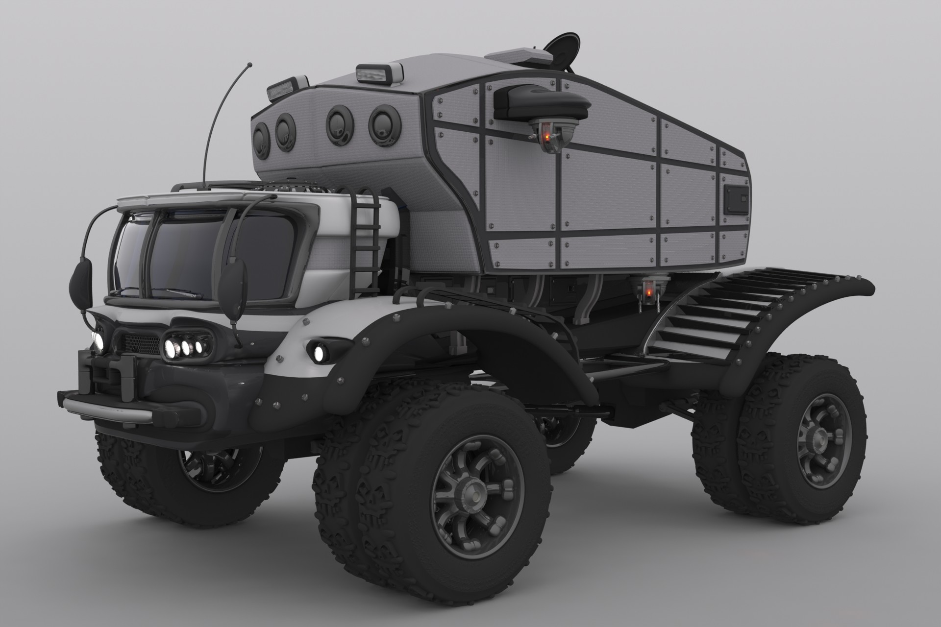 ArtStation - Survivalist's RV Concept