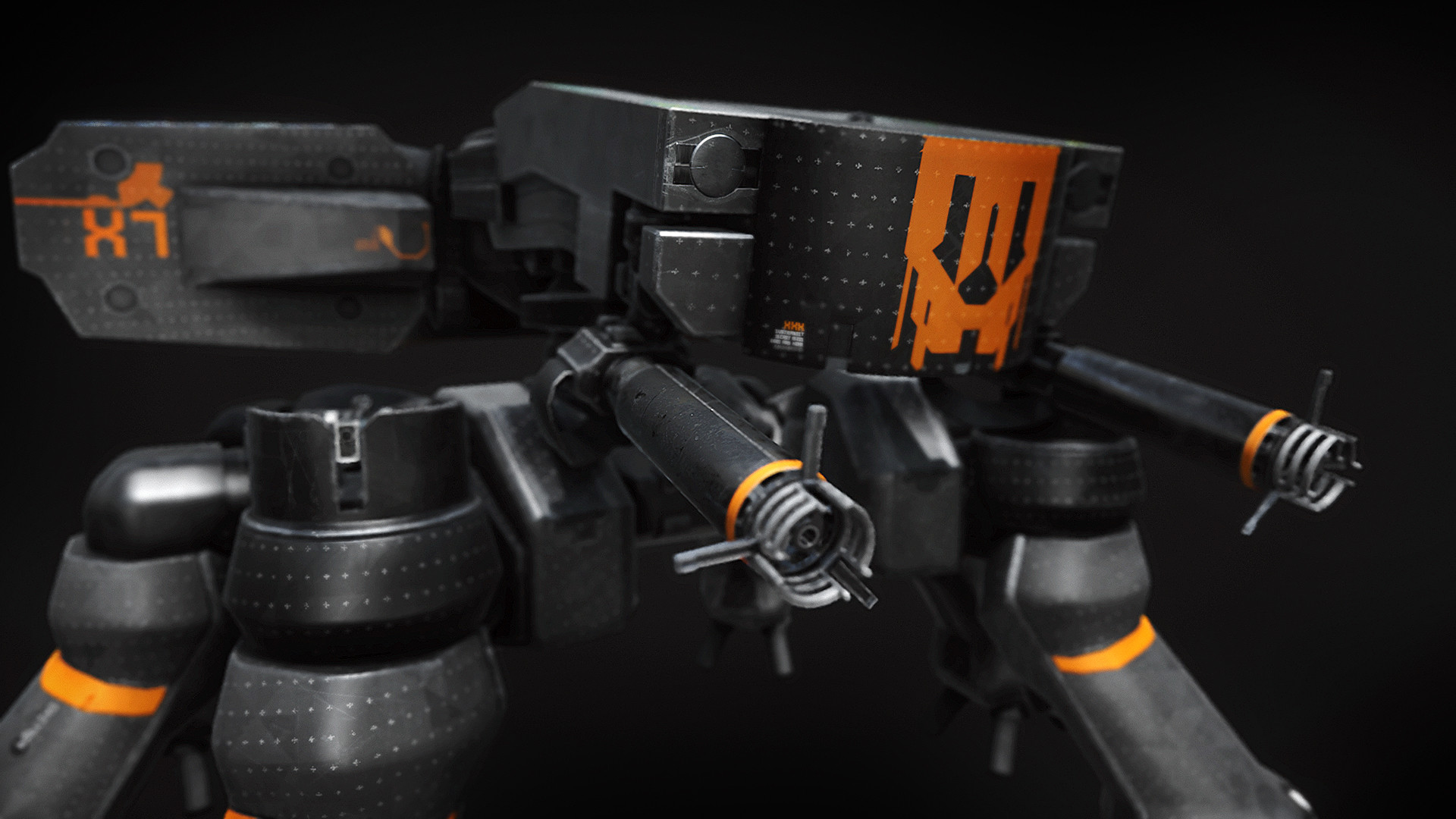 ArtStation - Spider Mech from GITS texture progress [WIP]