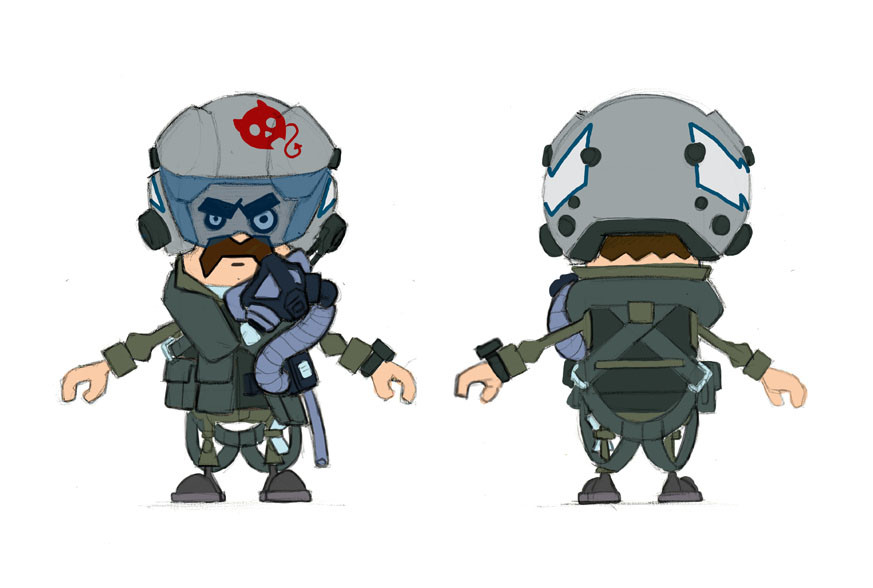 ArtStation - War Game Concept - Character 03