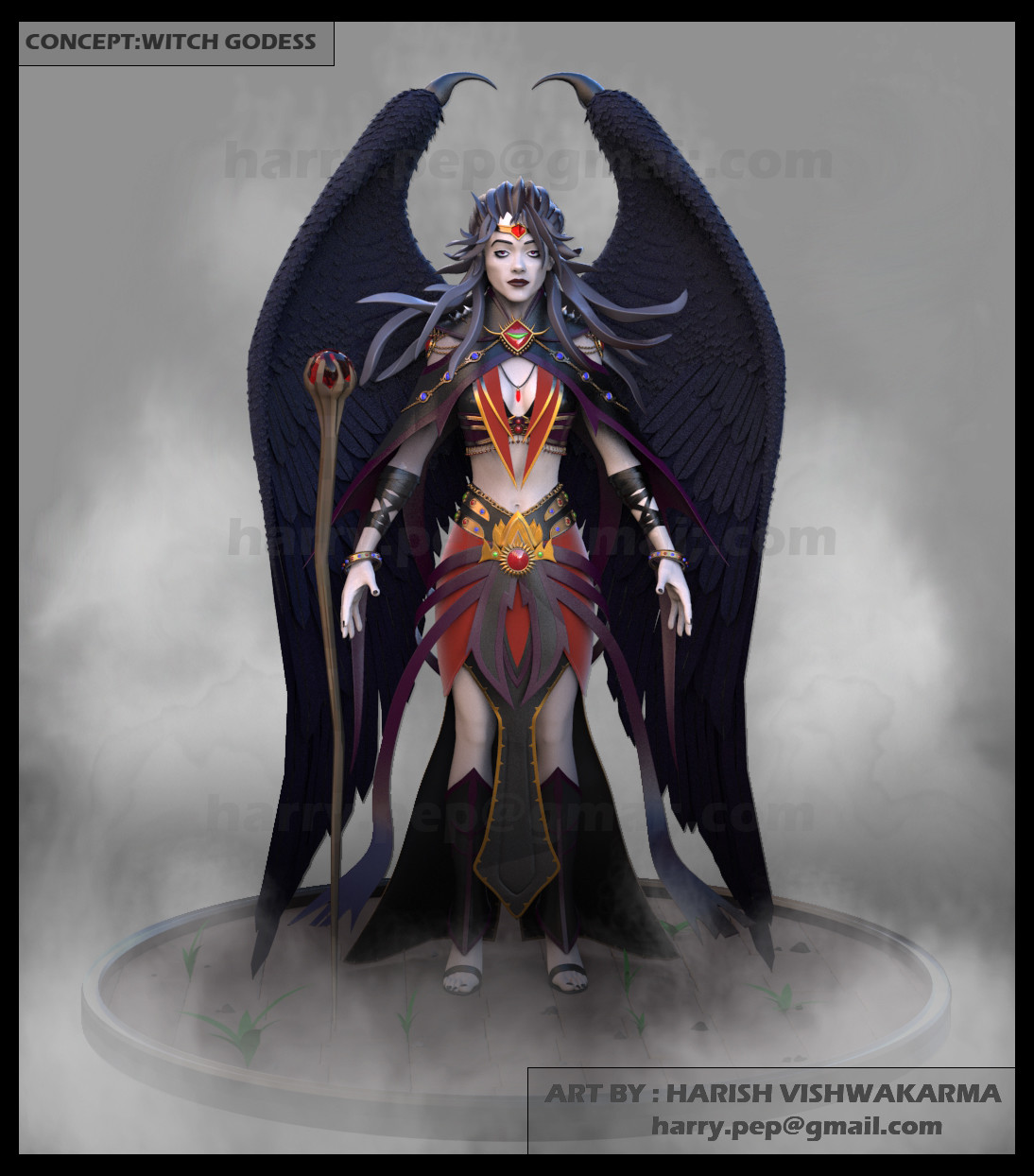 ArtStation - Witch Godess