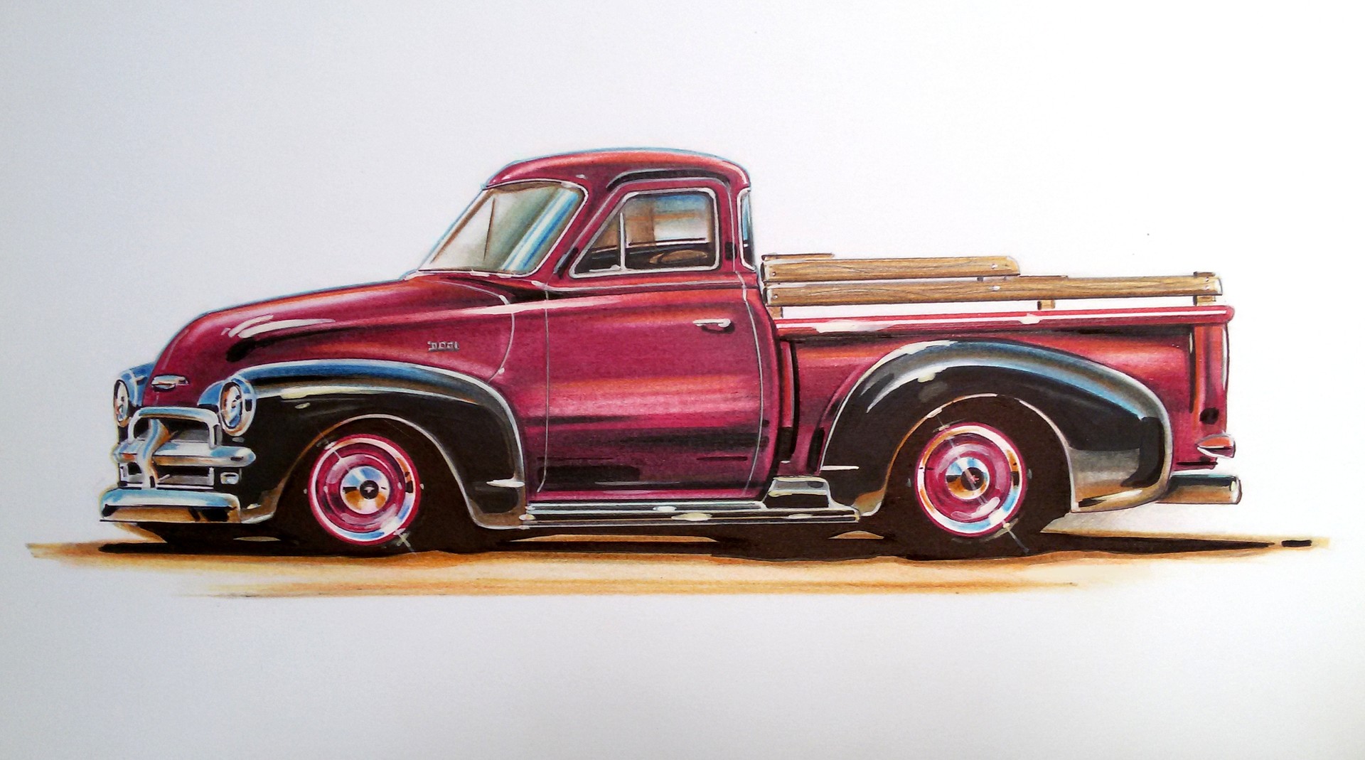 ArtStation - Chevrolet drawings