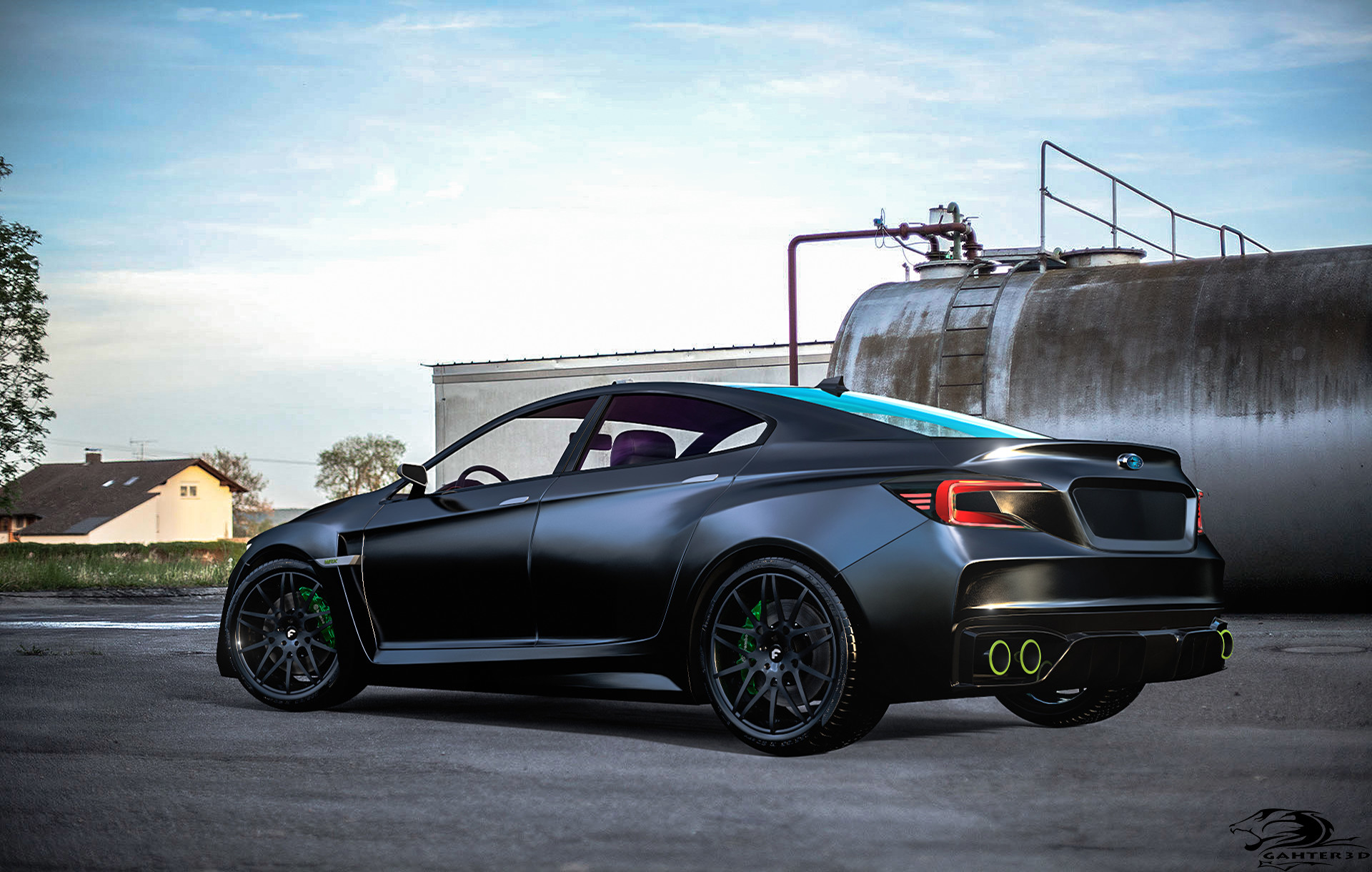 ArtStation - Subaru WRX Concept 2015 Render