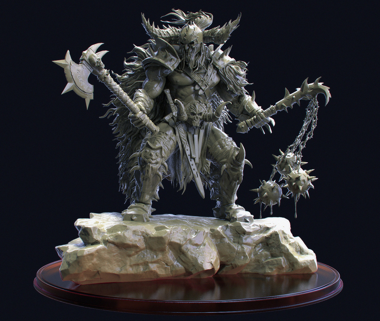 ArtStation - Diablo Barbarian