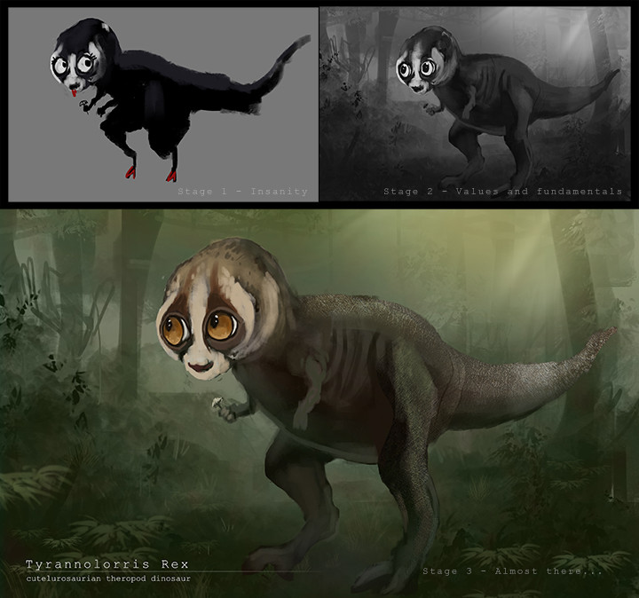 ArtStation - Tyrannolorris Rex