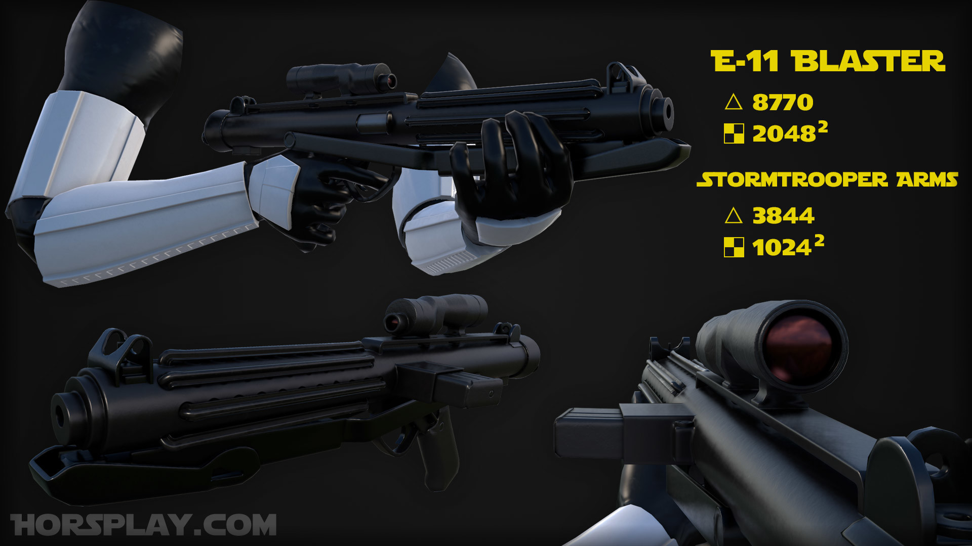 ArtStation - E-11 Blaster