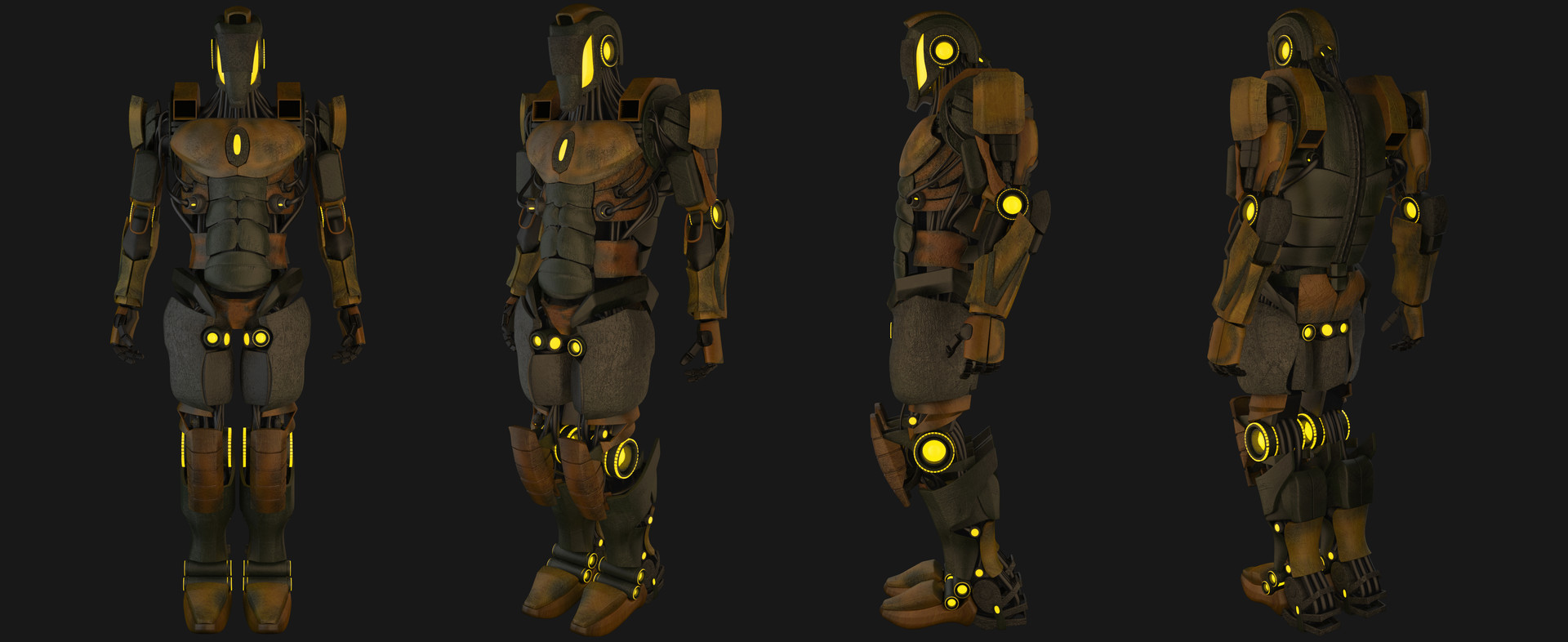 ArtStation - Robot model with texture