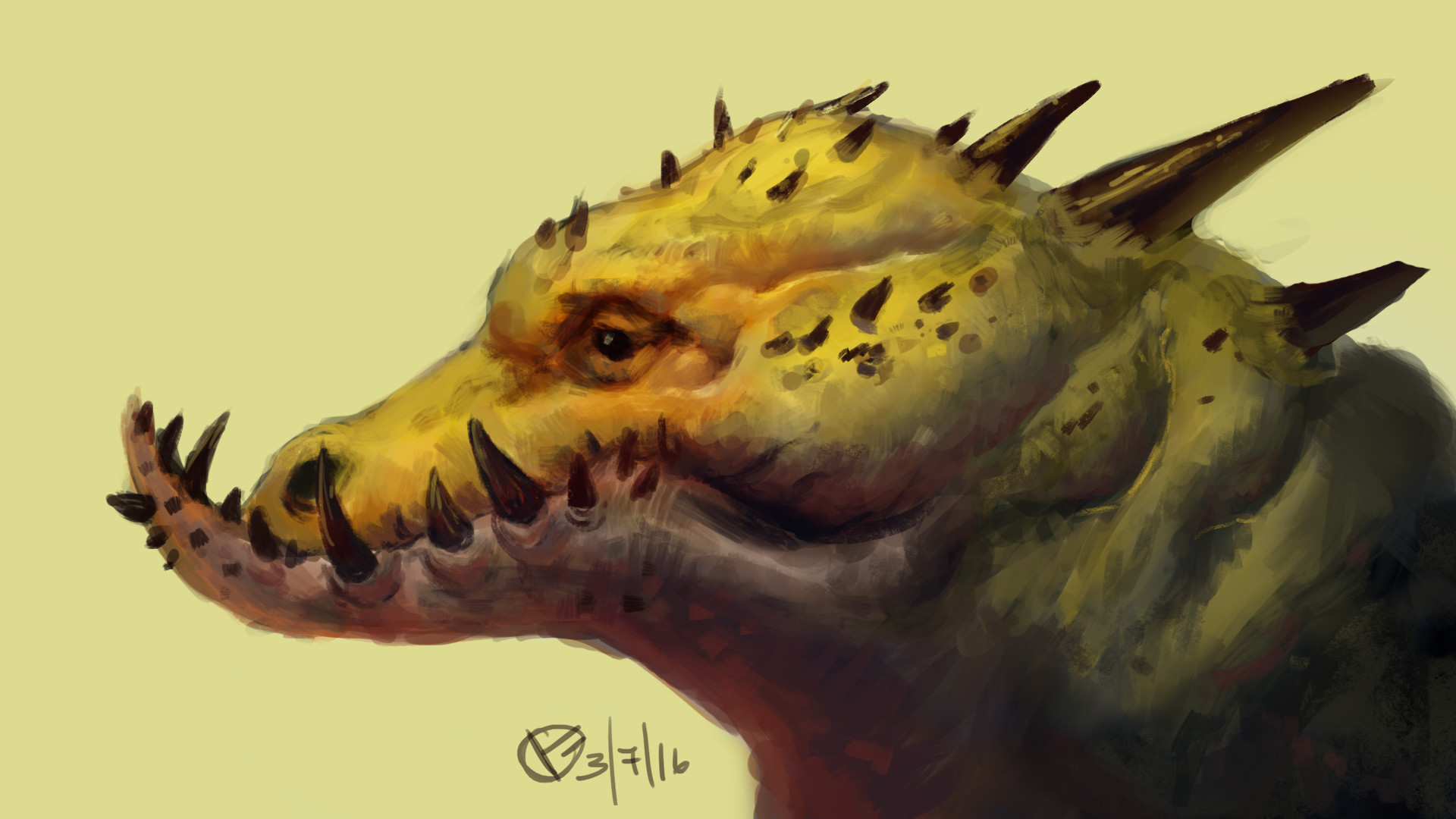 ArtStation - Sad Monster