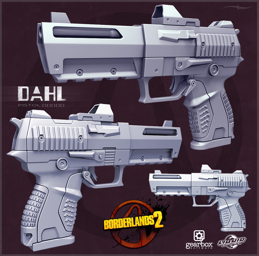 ArtStation - Borderlands 2 Guns, ƒrank ☕