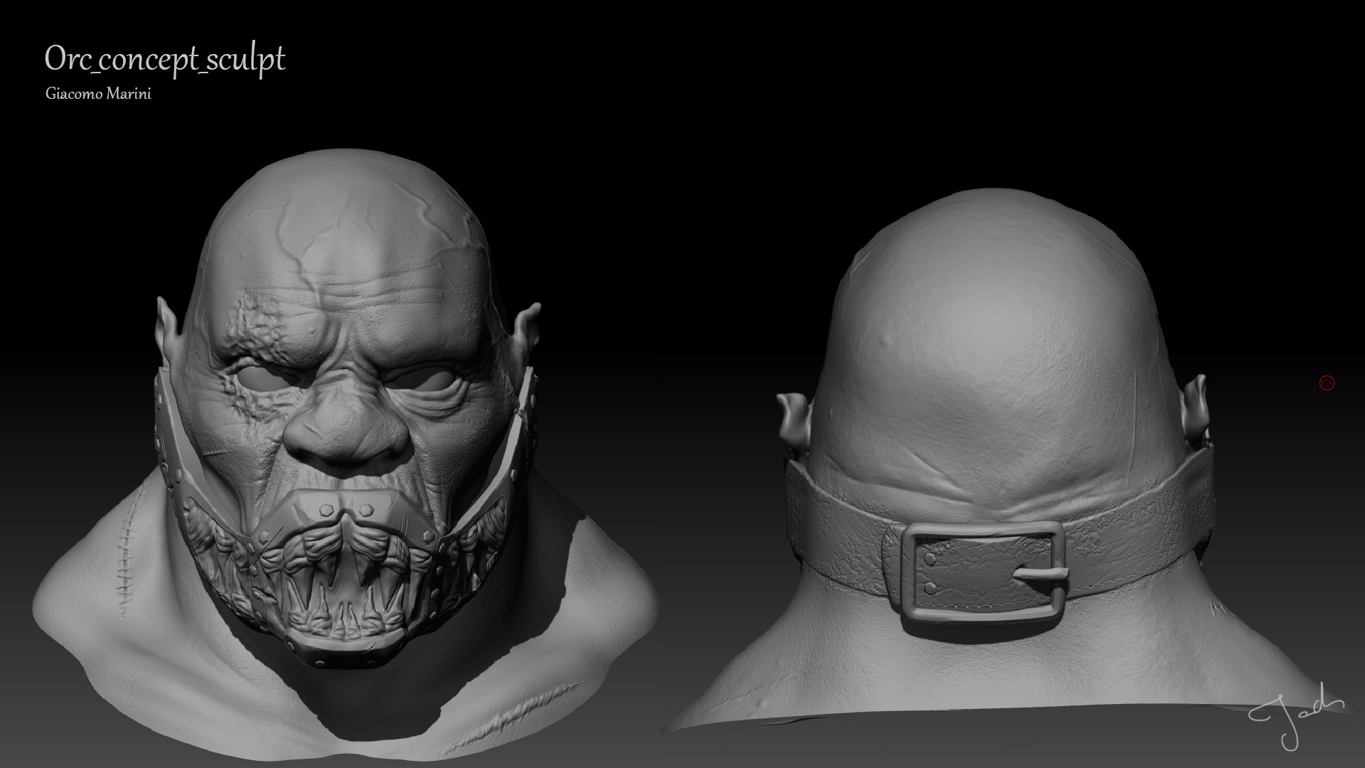 ArtStation - Orc_Concept_Sculpt
