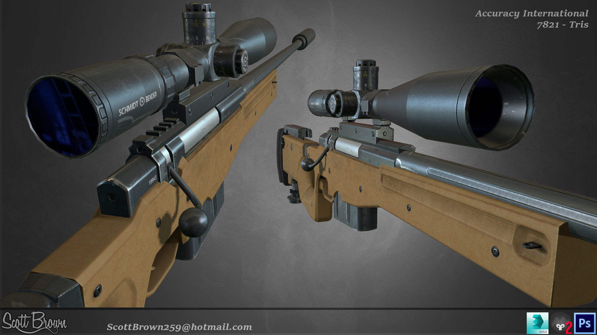 Scott Brown - Accuracy International AWM Sniper Rifle
