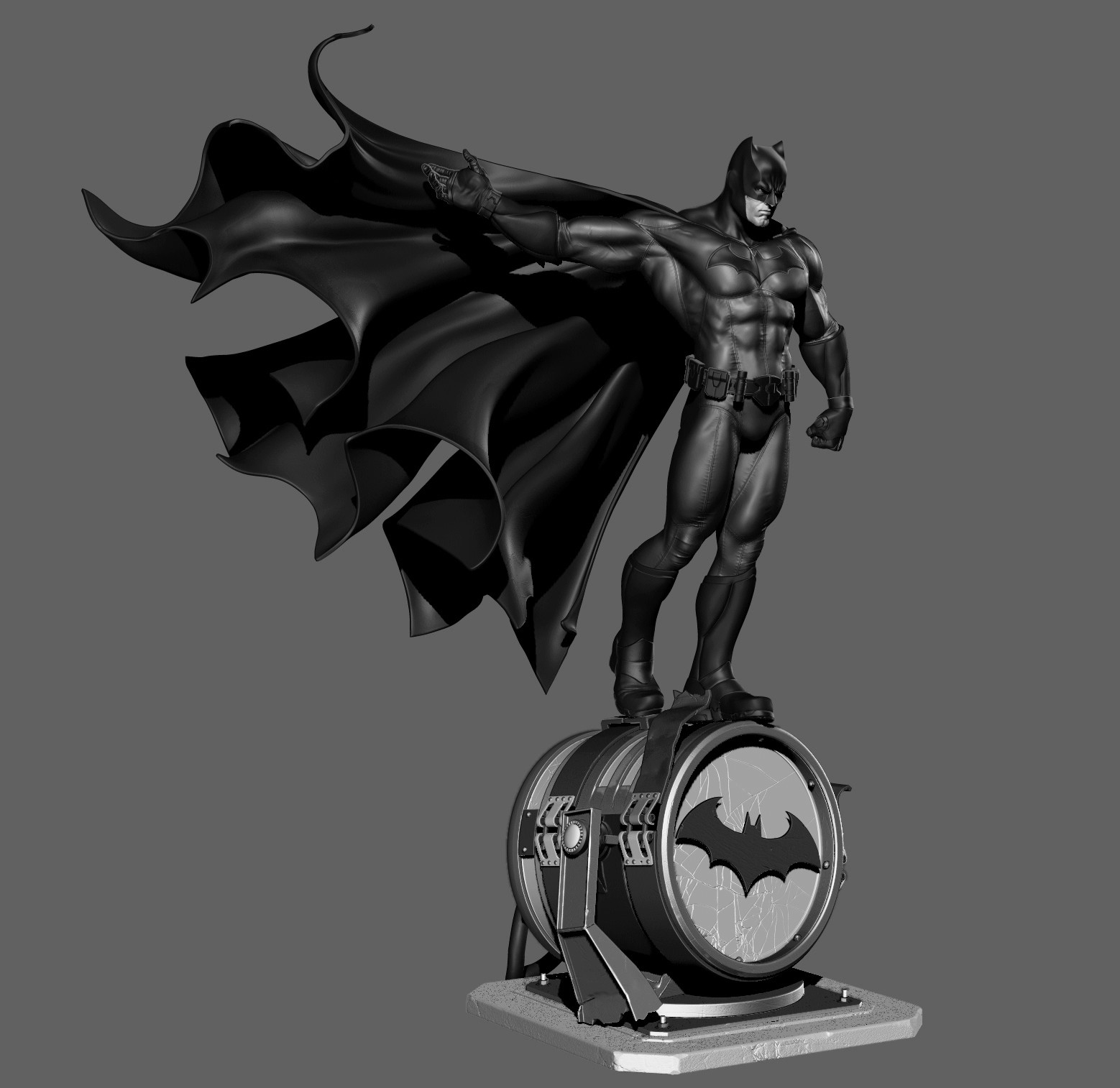 Daniel Bel - Batman for 3D Print, 1/4 Scale Statue