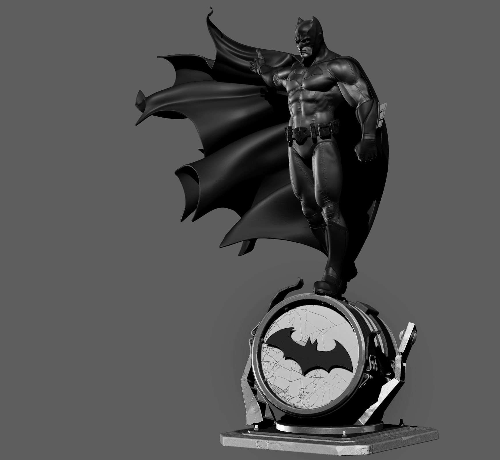 Daniel Bel - Batman for 3D Print, 1/4 Scale Statue