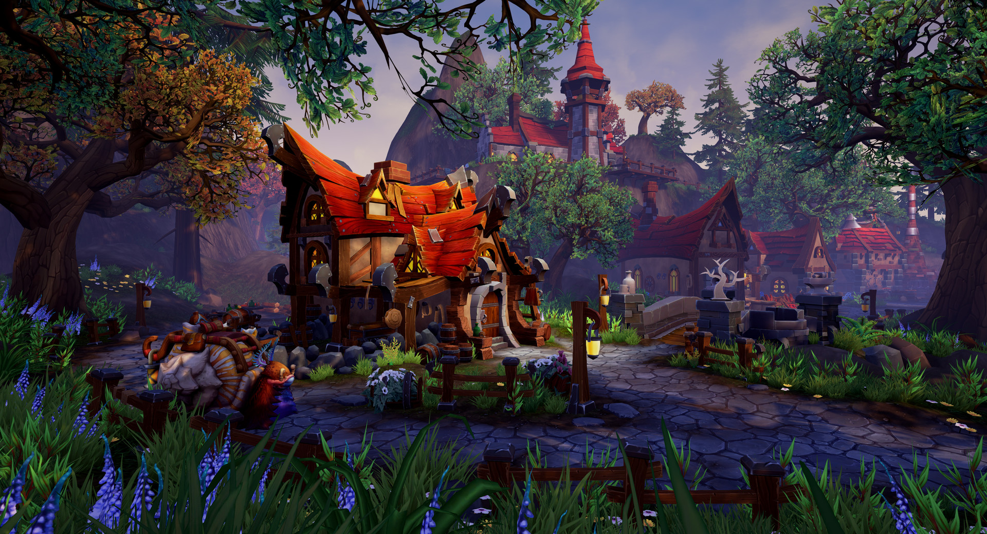 ArtStation - Red Roof Town