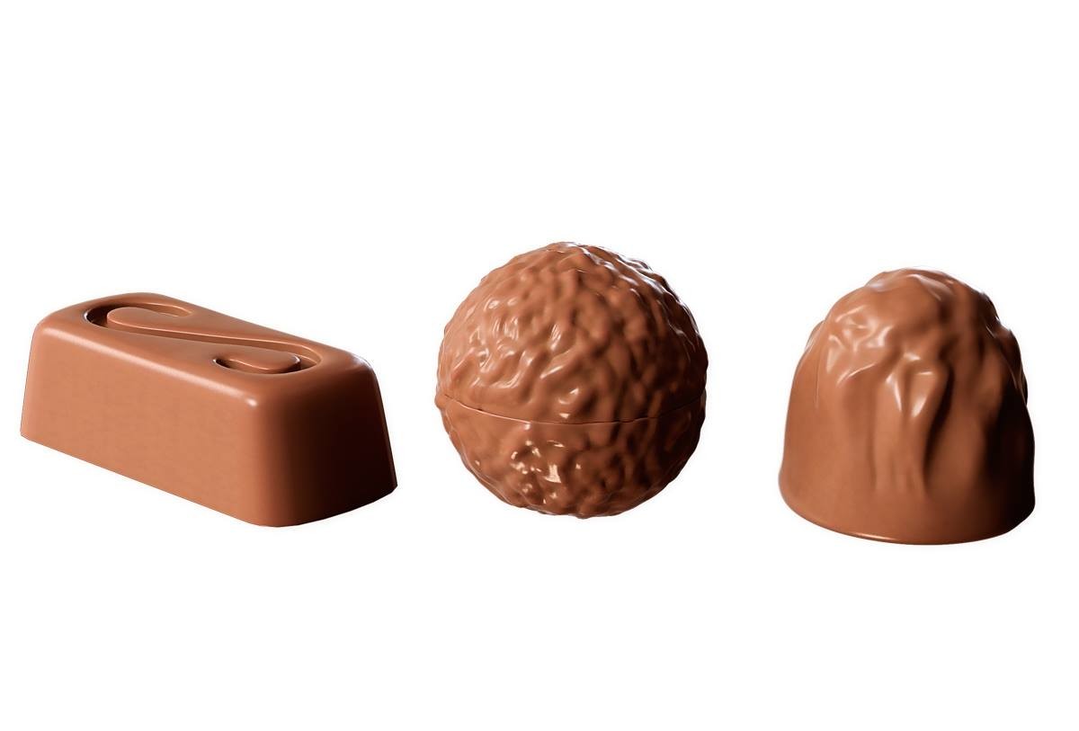 ArtStation - Random chocolate pieces