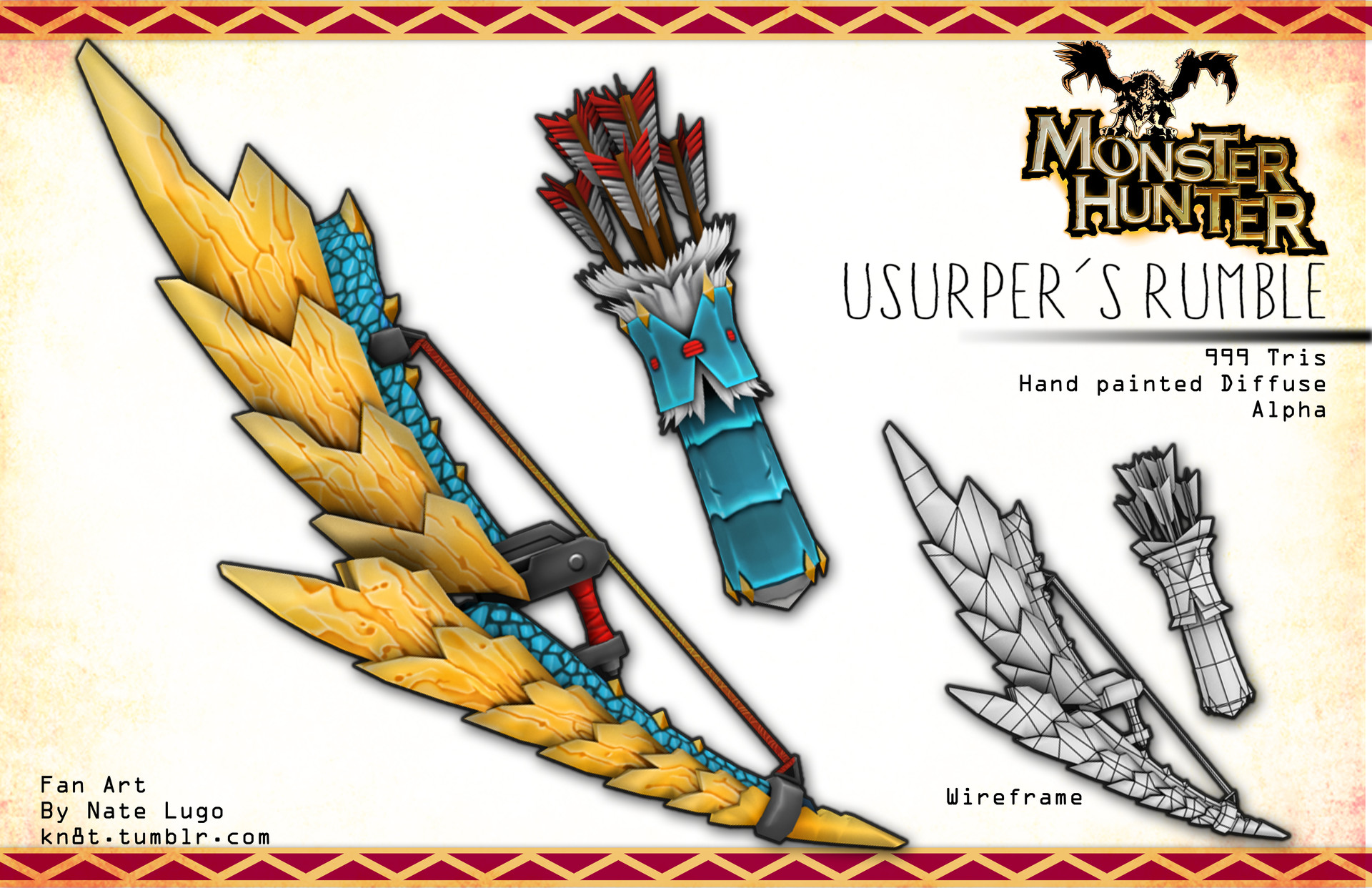 Nate Lugo - Monster Hunter Weapons