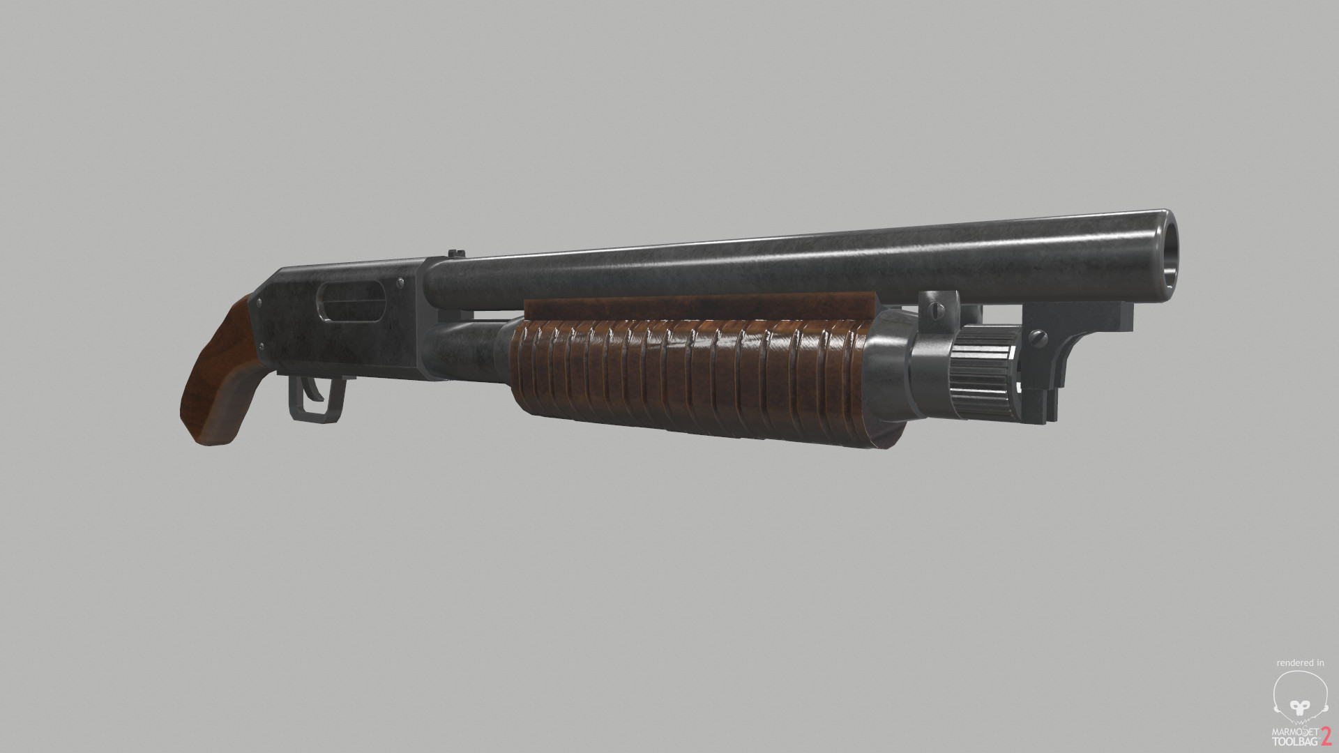 Sawed Off Pump Shotgun