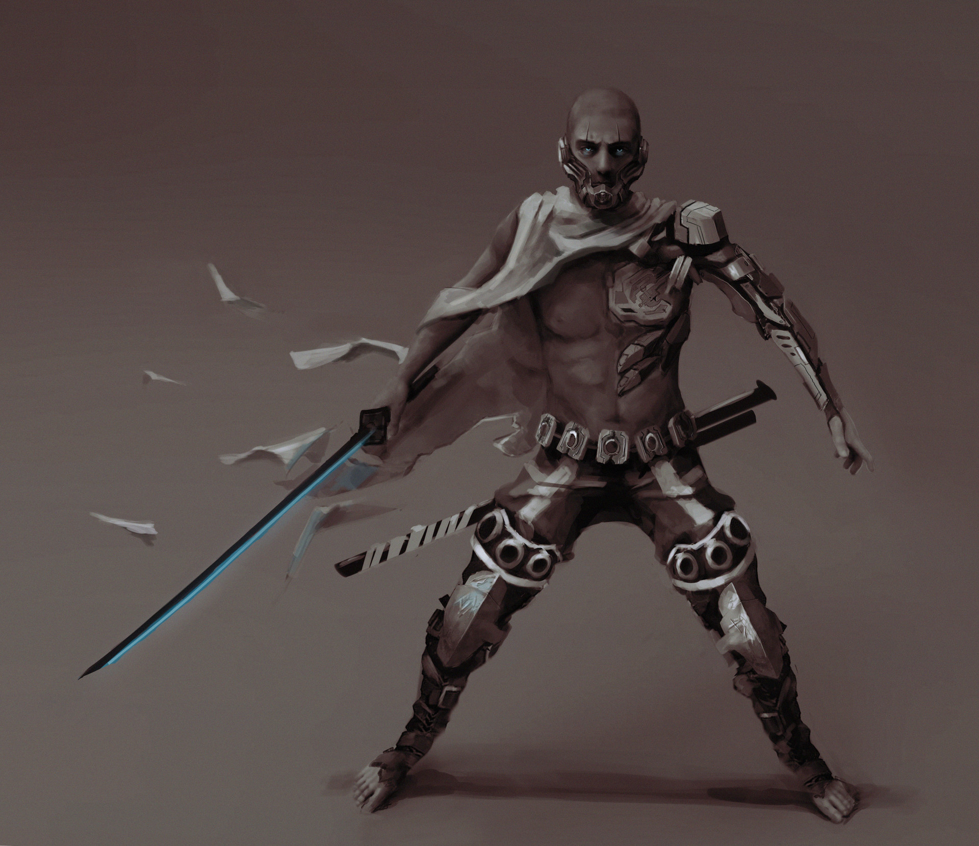 ArtStation - Cyborg Samurai