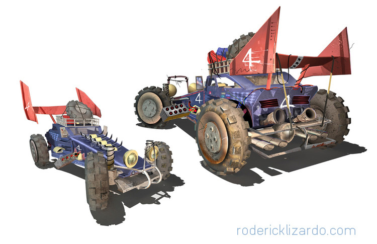 ArtStation - Fishbowl Fighter Car