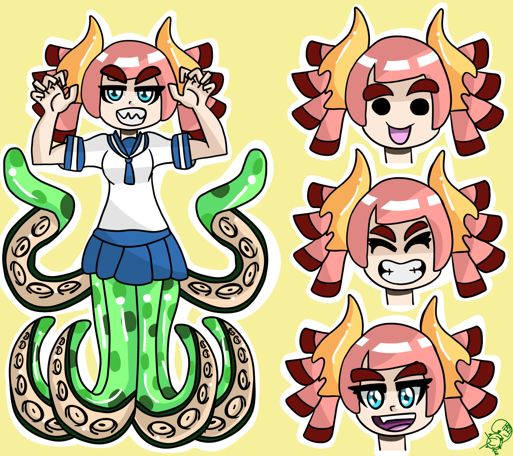 ArtStation - Demon Squid OC