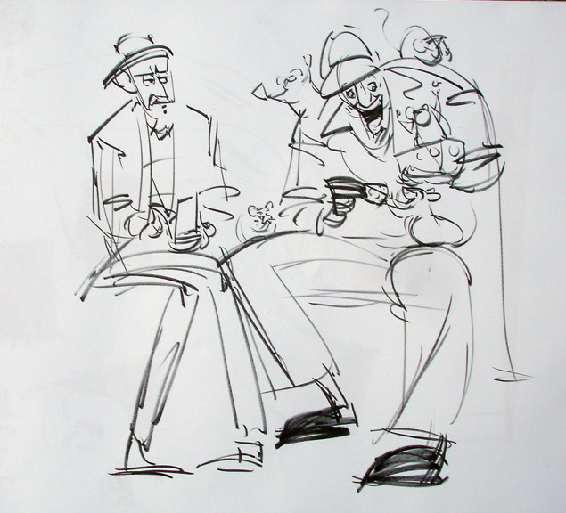 ArtStation - Sherlock Holmes and Dr. Watson