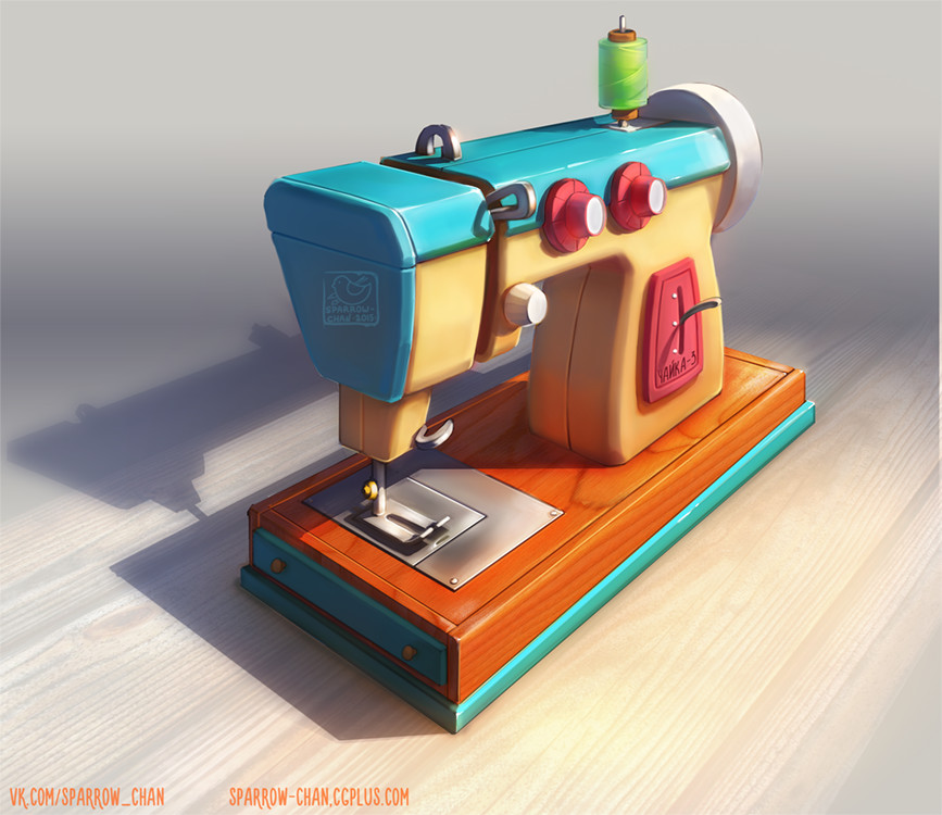 ArtStation - Sewing machine