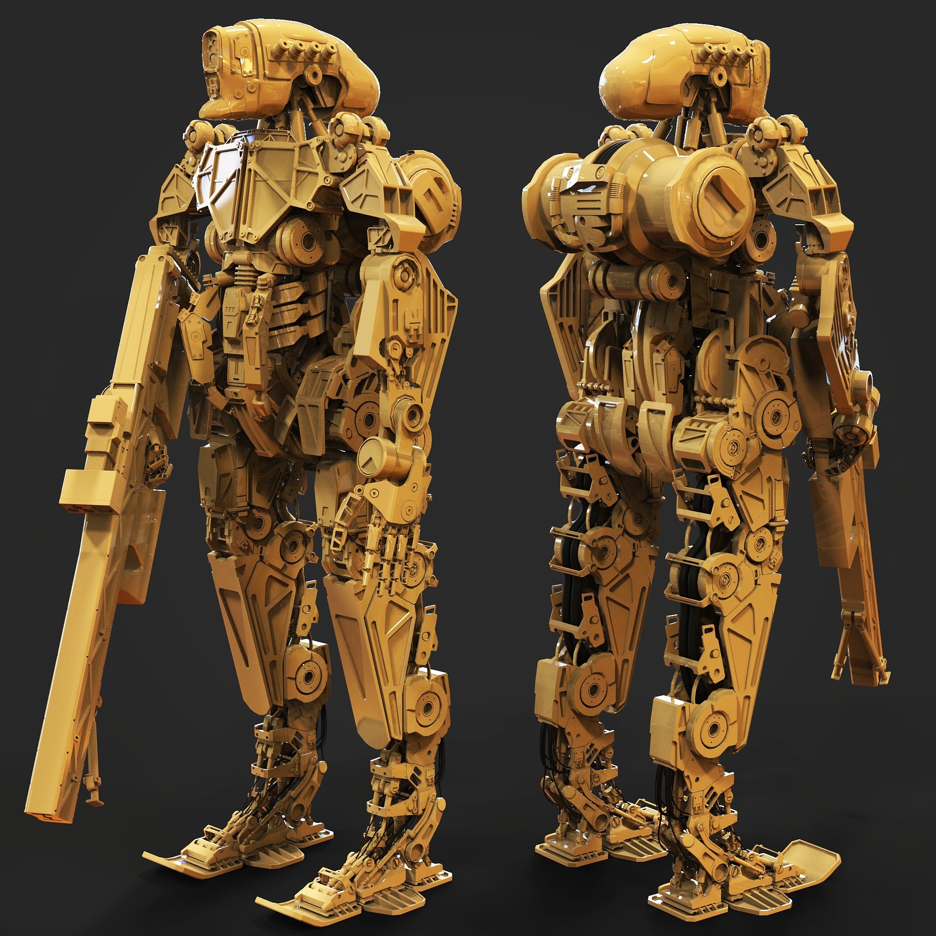 ArtStation - Humanoid robot