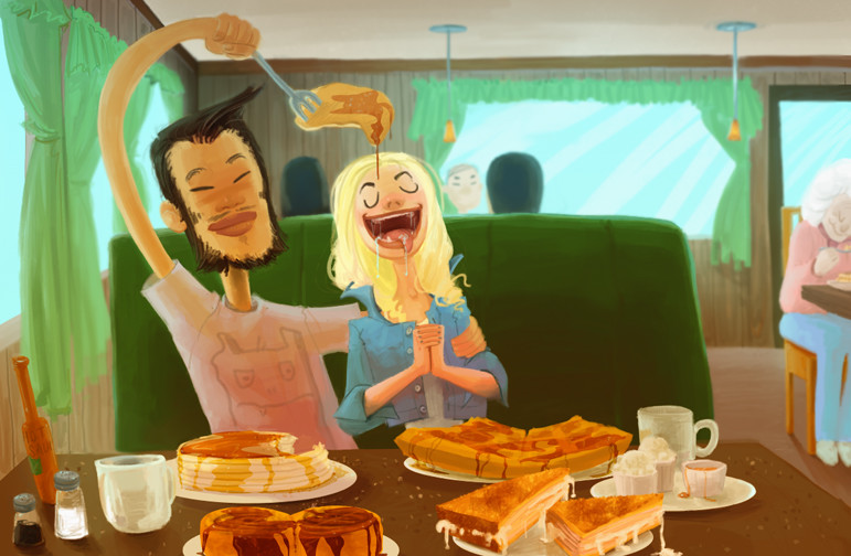 ArtStation - This Is What Breakfast Dreams Are Made Of