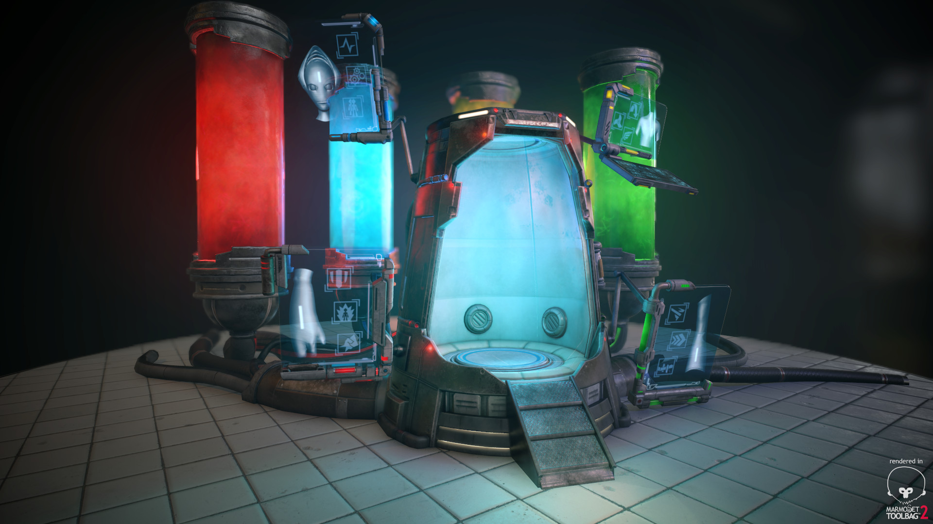 ArtStation - Genomia Game - Machine