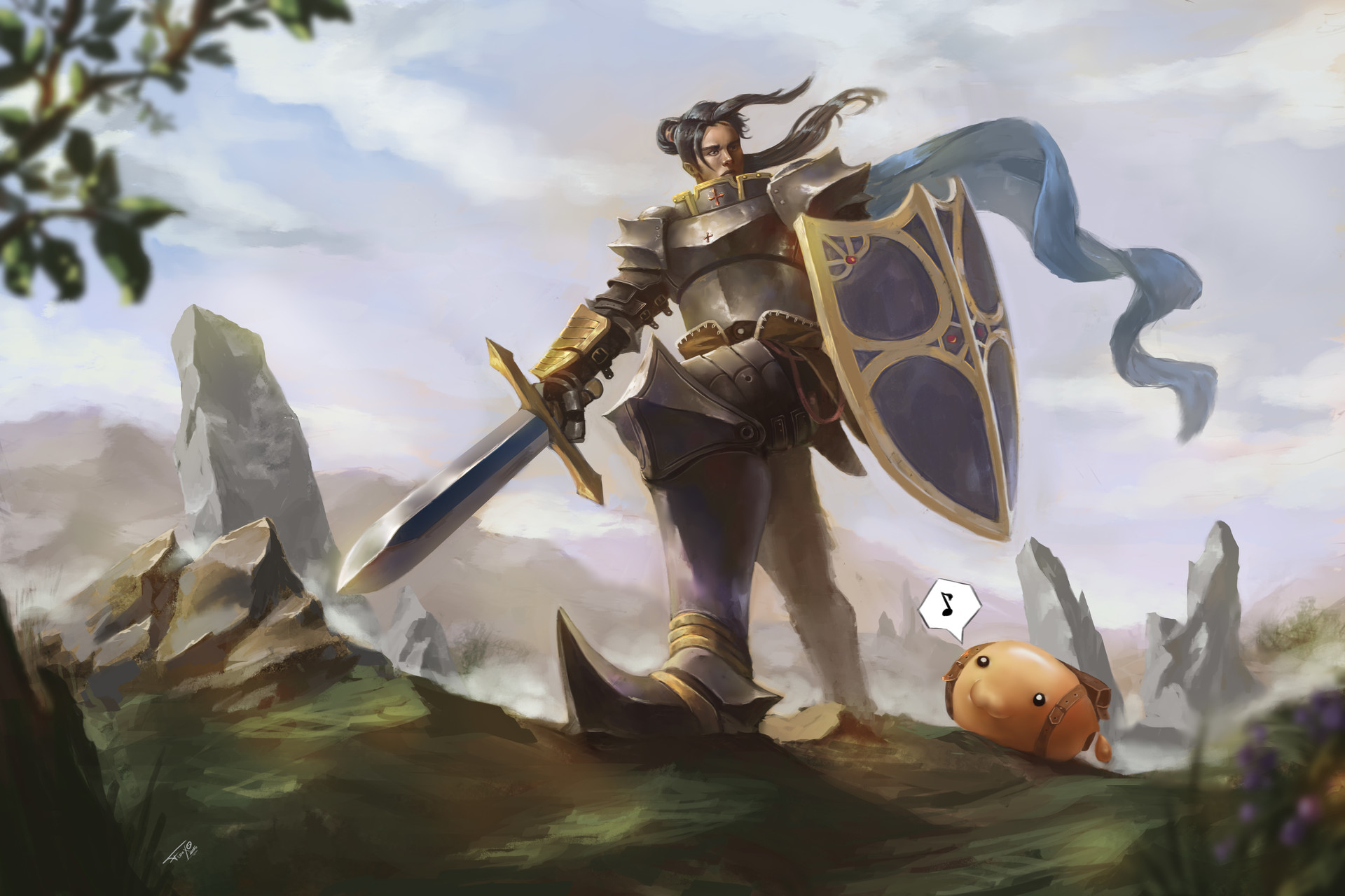 ArtStation - Paladin - Ragnarok online