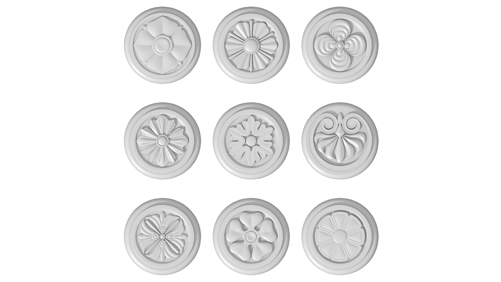 ArtStation - Decorative Containers Round