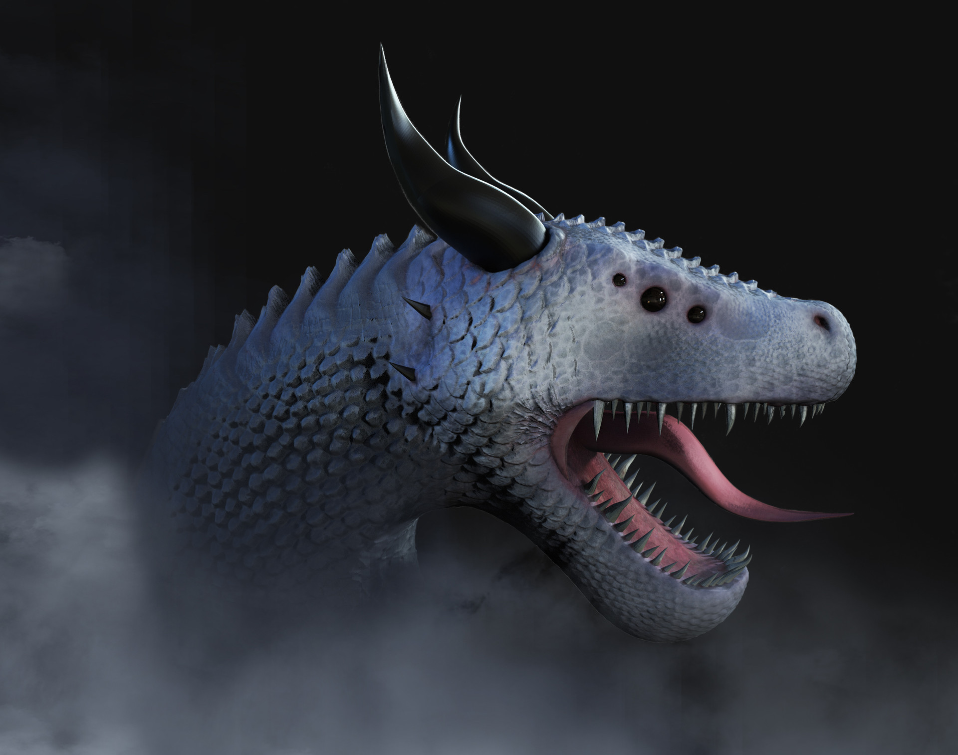 ArtStation - Ice dragon