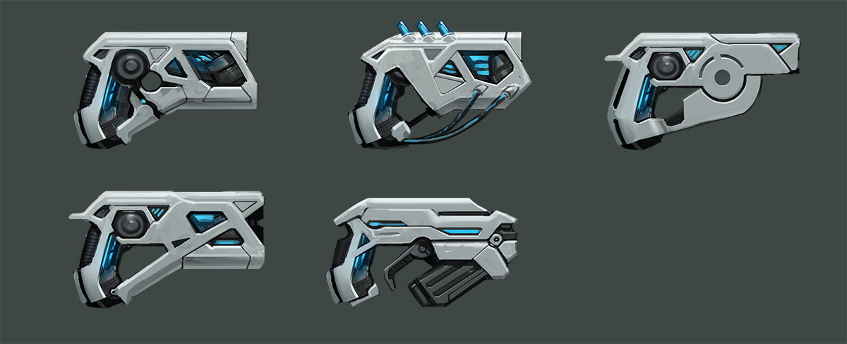 Evozon Game Studio - Weapon Concept for Alien