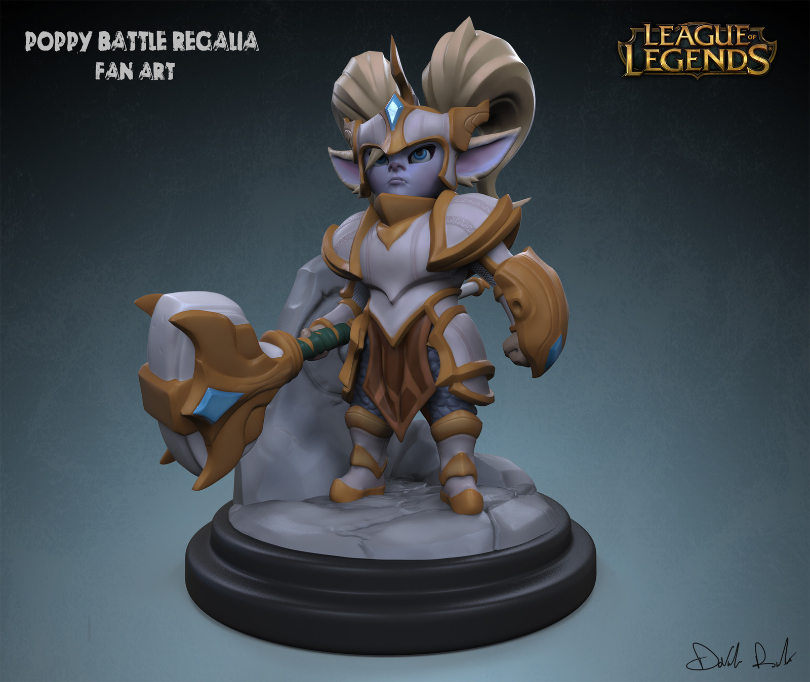 Davide Rinaudo - Poppy Battle Regalia Fan Art