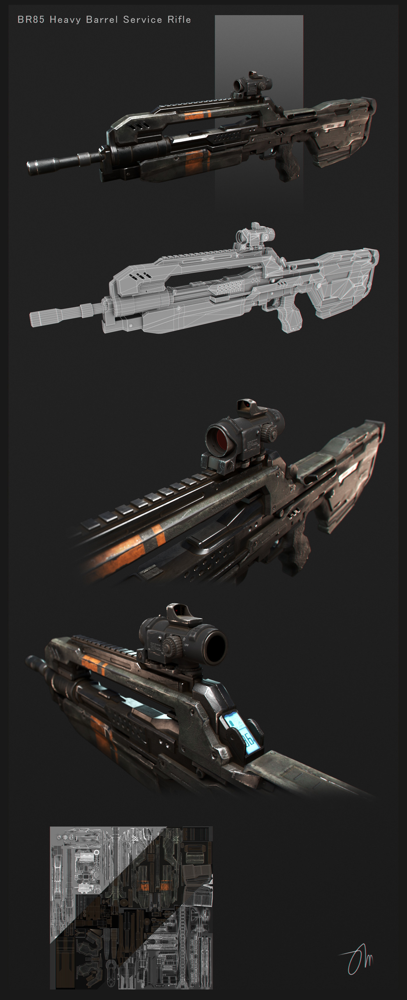 ArtStation - BR85HB (Halo)