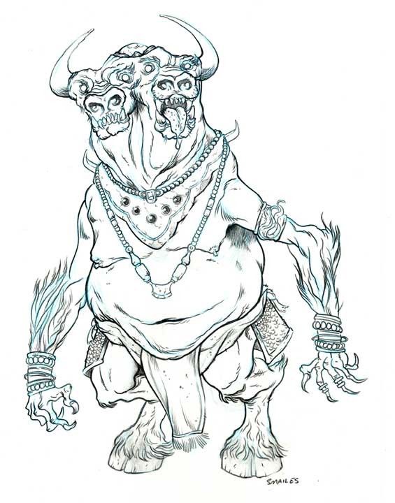 Sean Smailes Jade Empire Demon Concepts