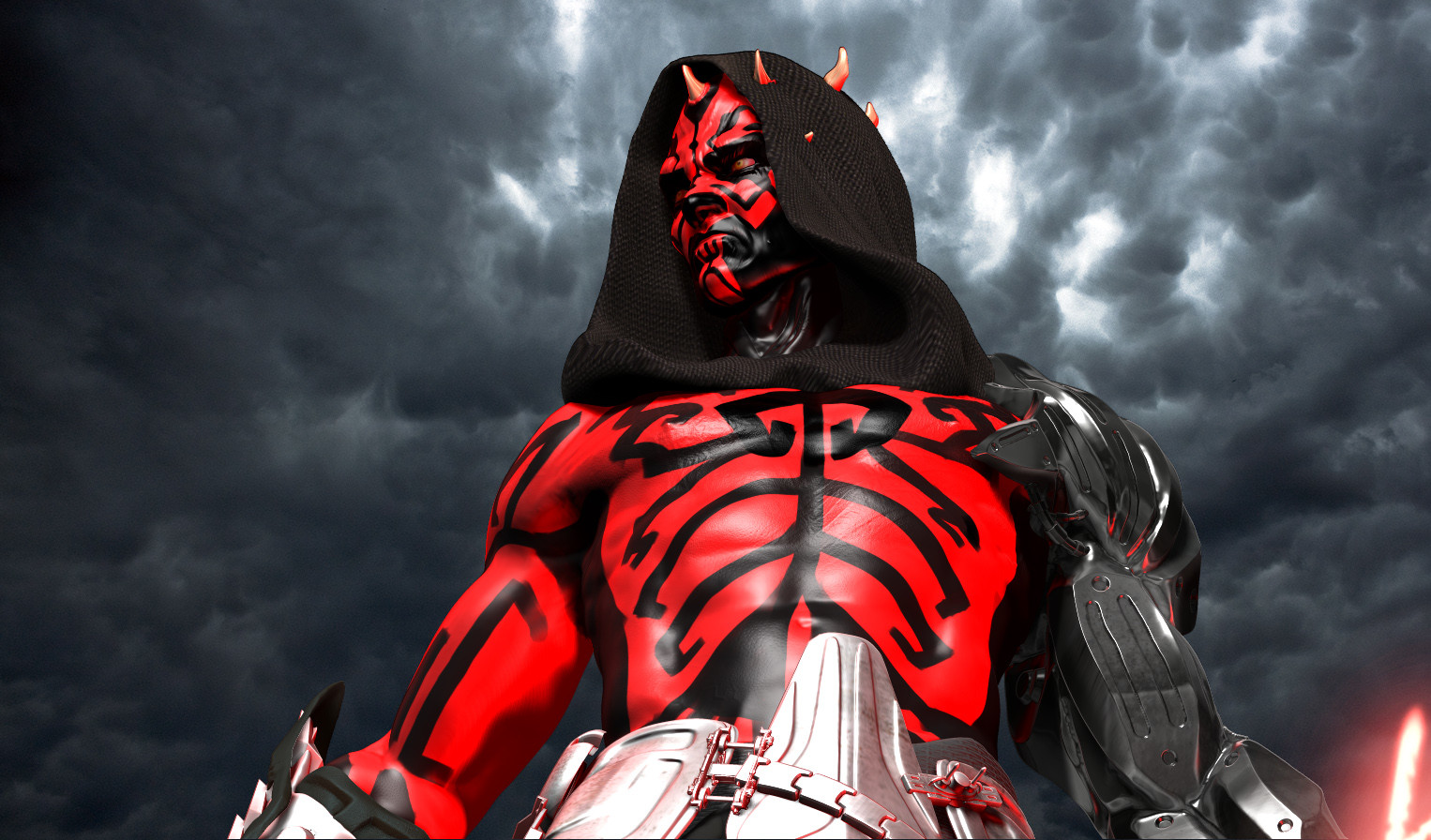 ArtStation - darth maul personal concept art - ( some quick renders ...