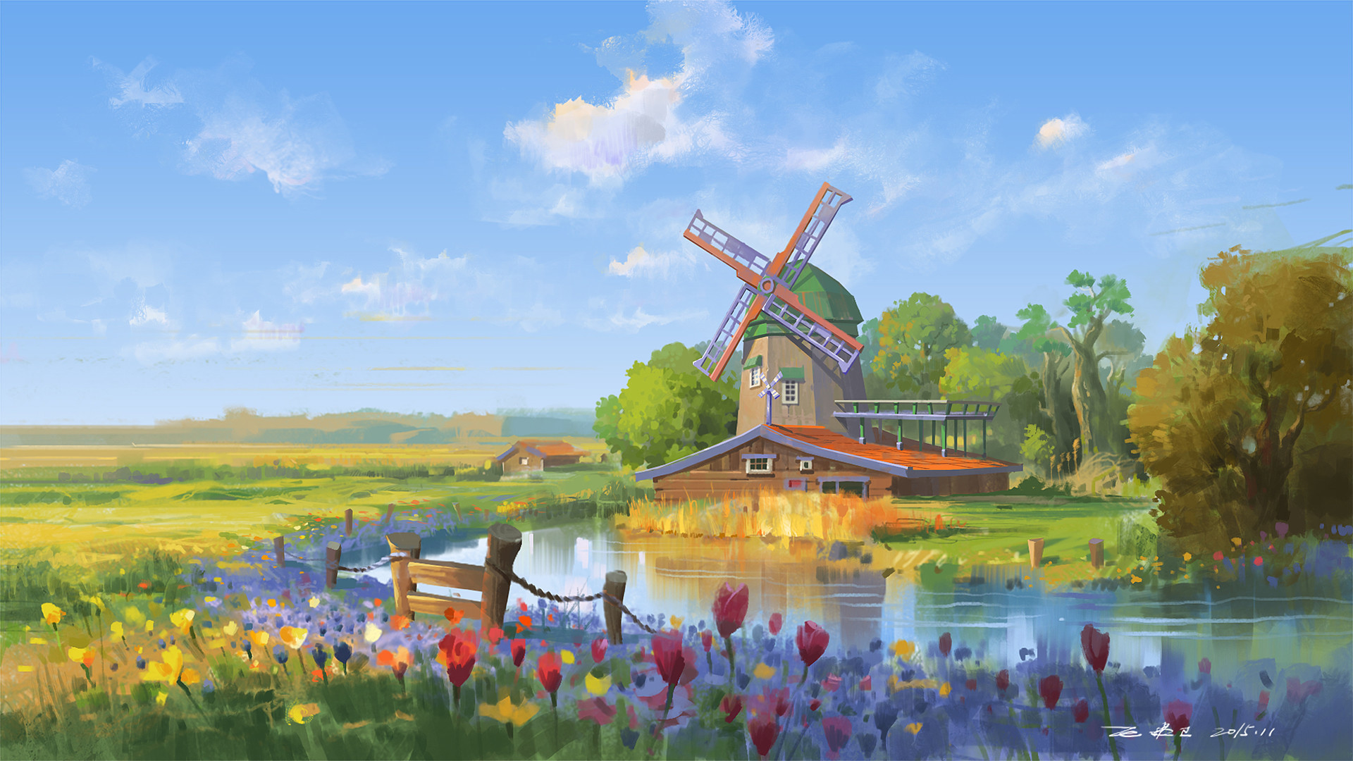 ArtStation - windmill