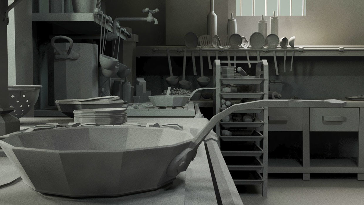 ArtStation - test kitchen ratatouille!