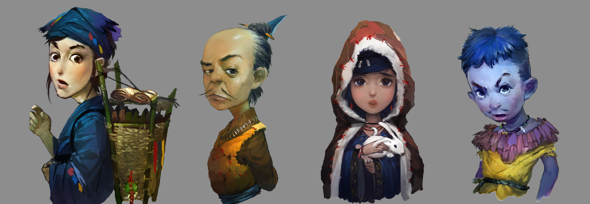 ArtStation - NPC对话头像2