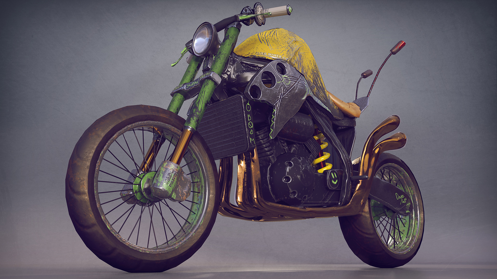 ArtStation - MadMax Bike Concept
