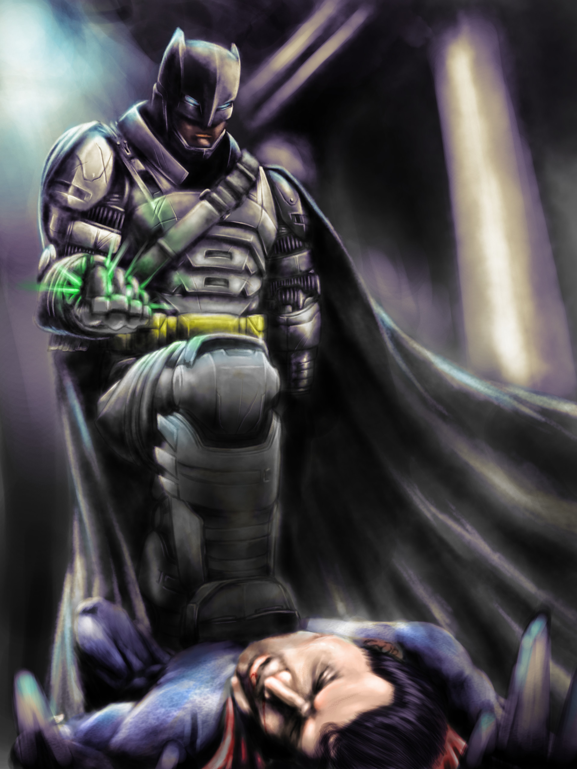 batman superman deviantart