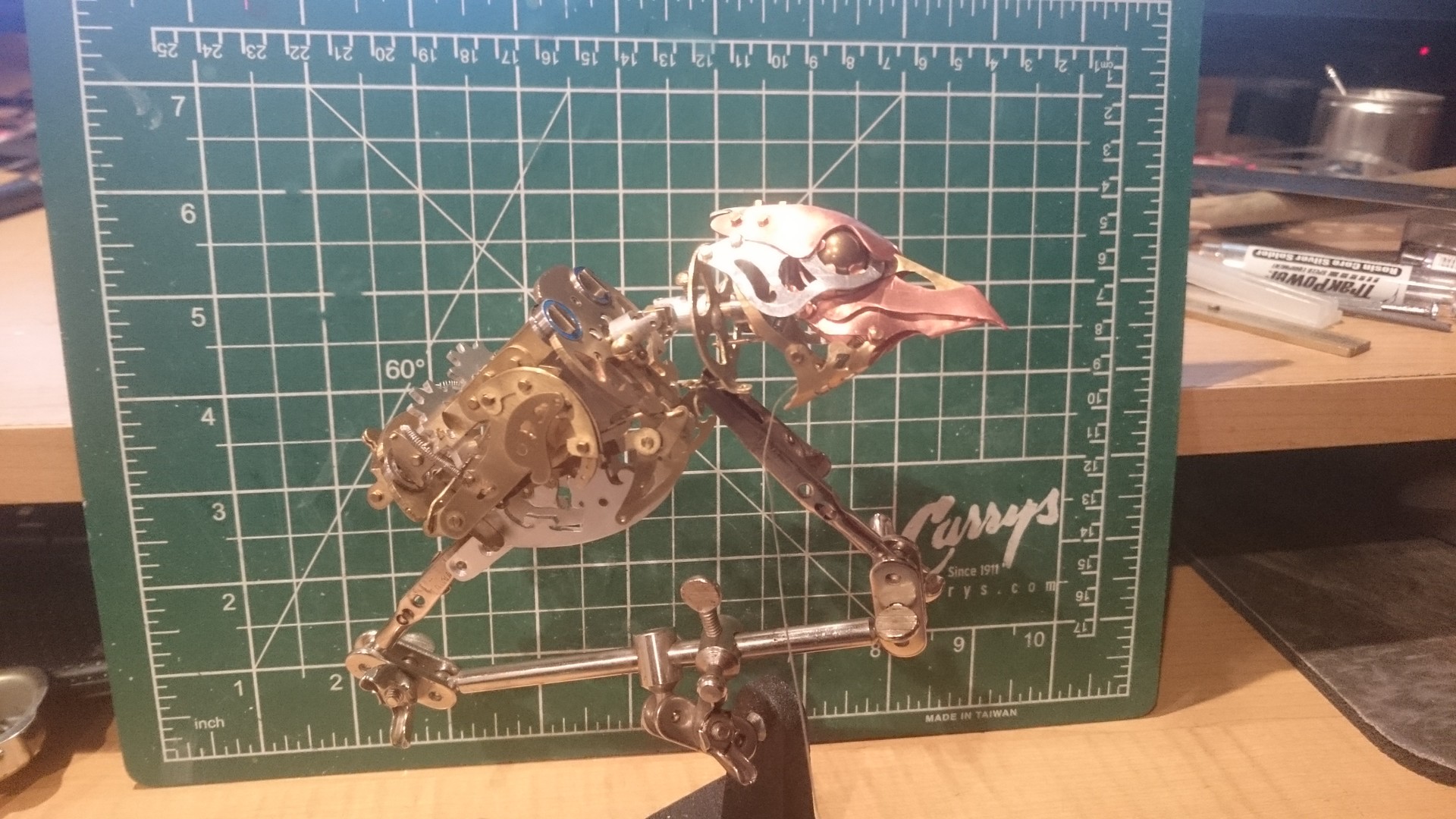 ArtStation - Automaton Bird (steampunk puppet) WIP