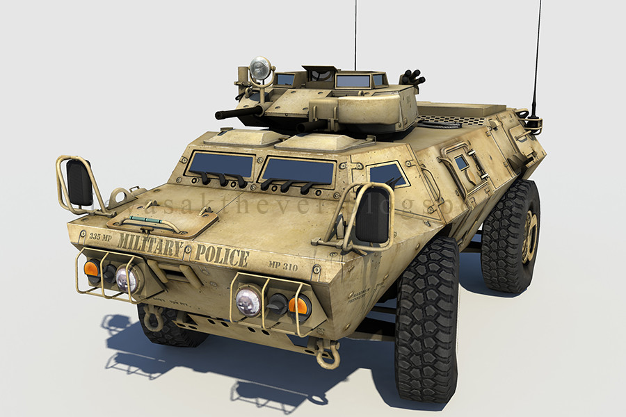 ArtStation - M1117_Game model
