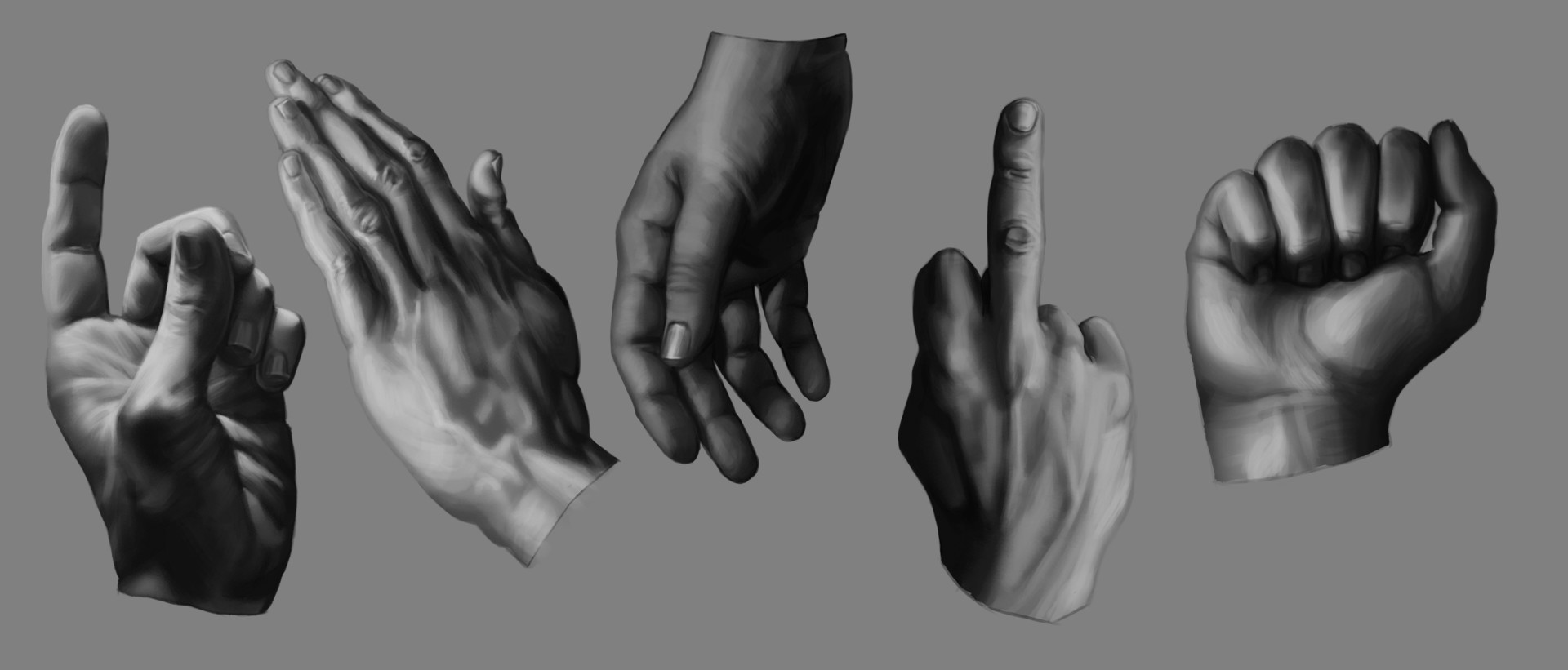 ArtStation - Hand Studies