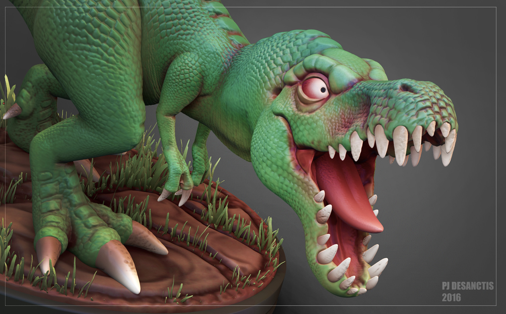 ArtStation - Cartoony Rex