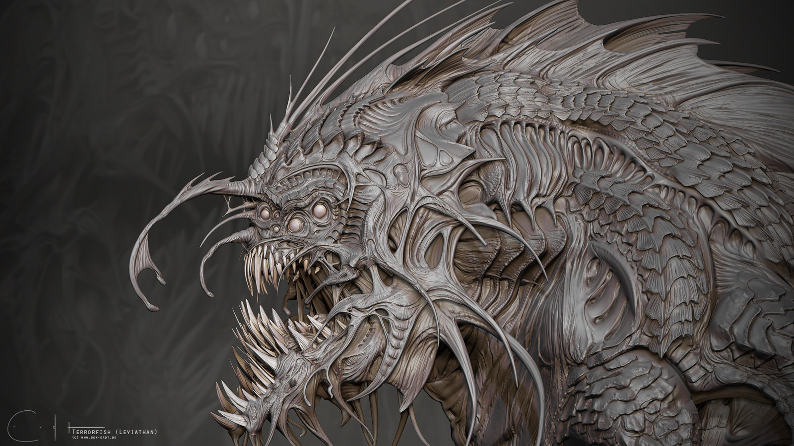 Ben Erdt - Leviathan - Creature Design and Model