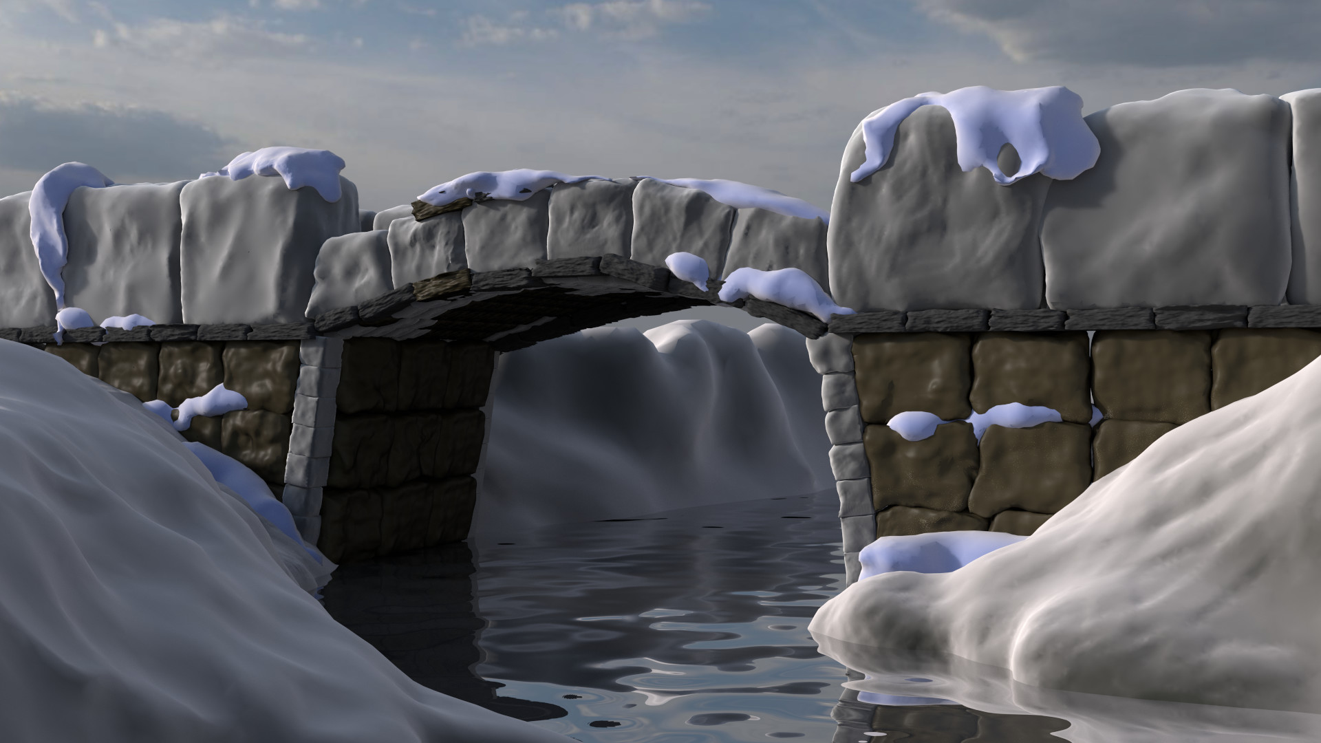 ArtStation - Medieval Bridge Semi-realistic